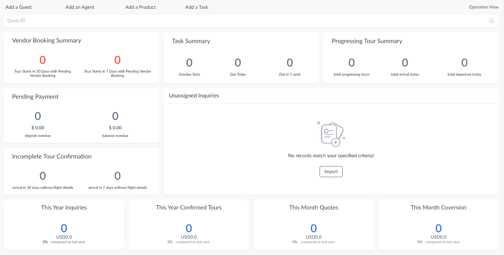 Tourflow System: Fast Tour System